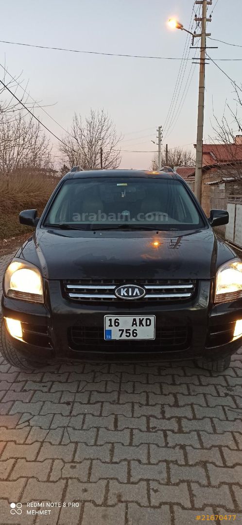 Sahibinden Kia Sportage 2.0 CRDi 4x4 EX 2005 Model Konya 352.000 km Siyah - 21670477 | arabam.com